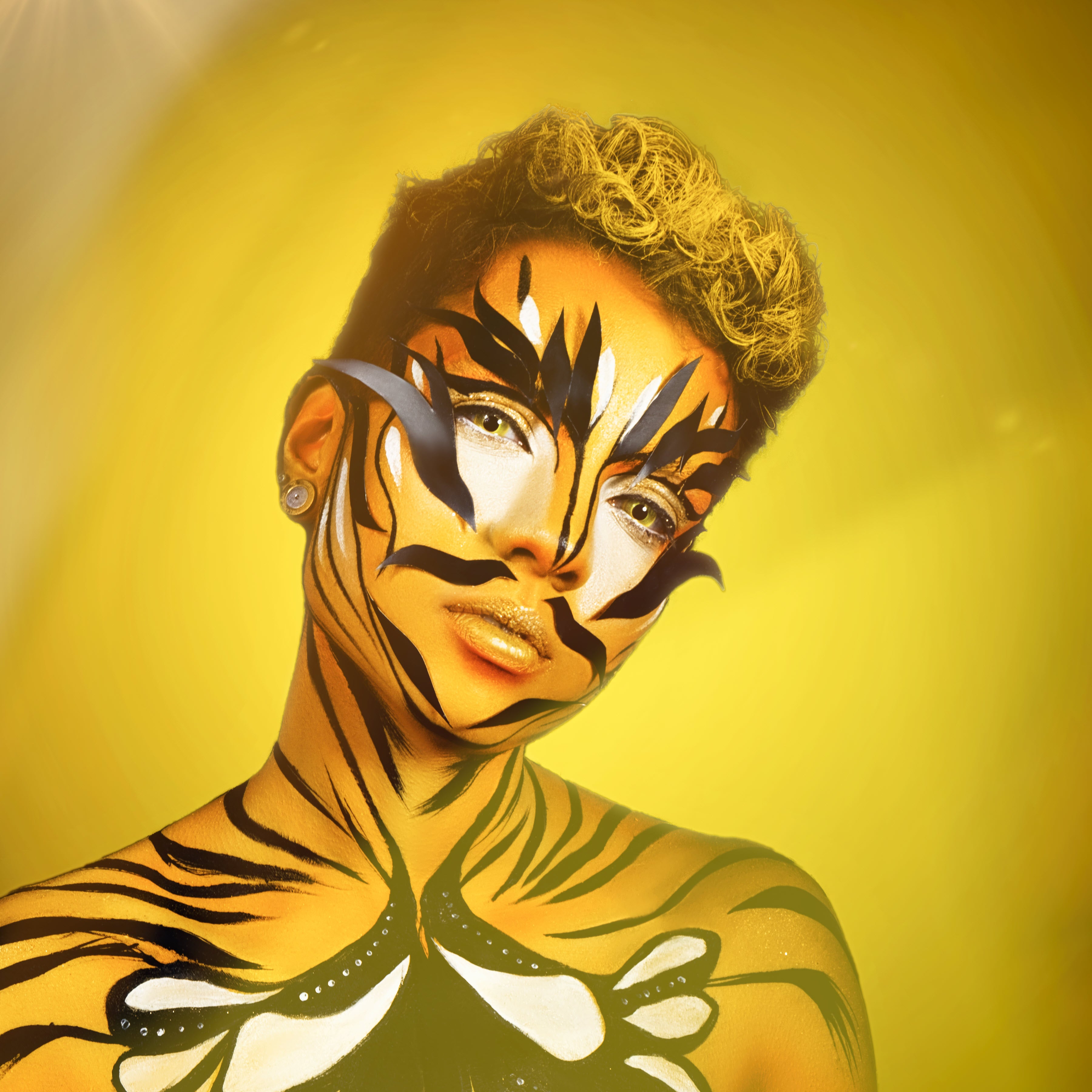 Yellow Colored Contacts for Halloween & Cosplay – PRIMAL ® Contact Lenses