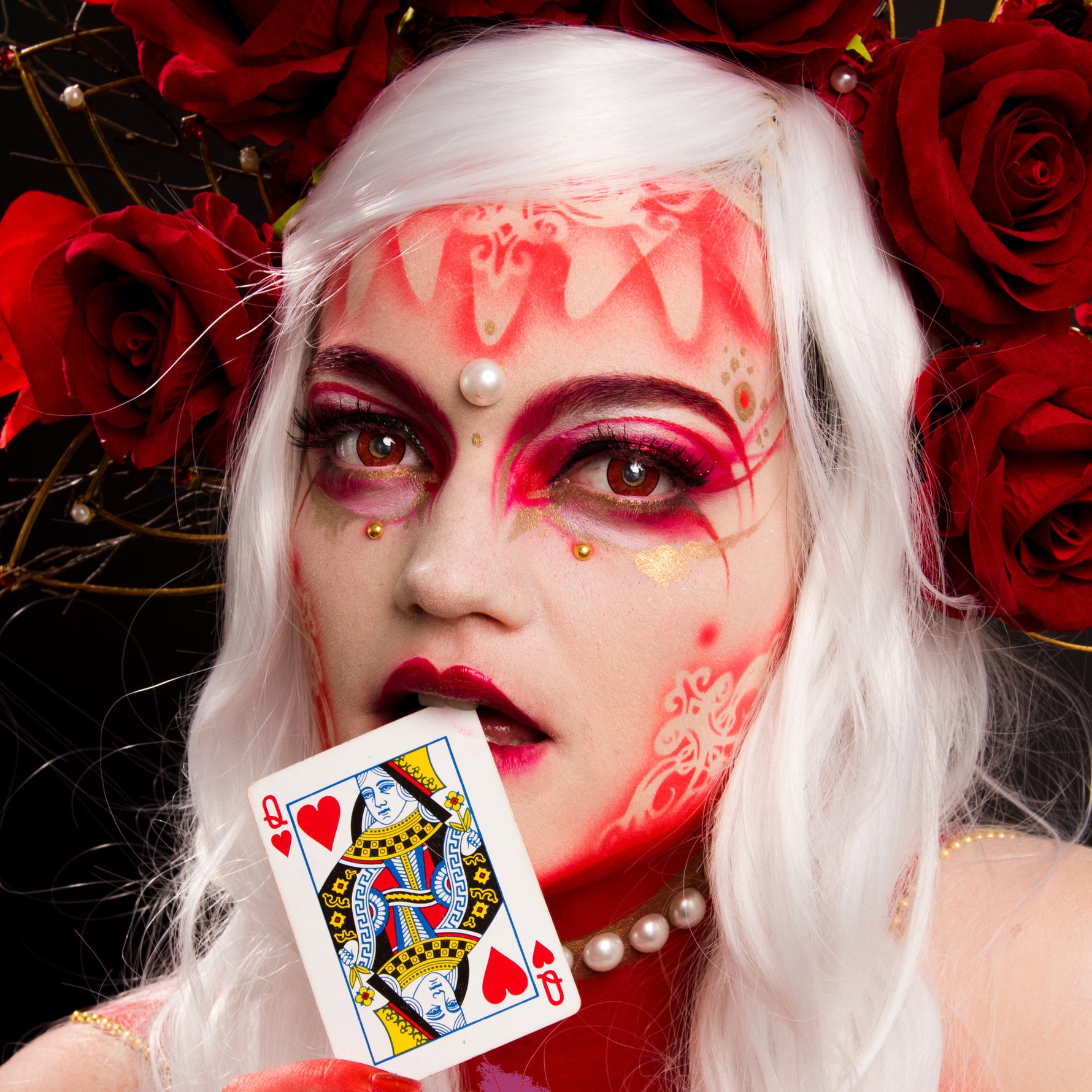 Red Colored Contacts for Halloween & Cosplay – PRIMAL ® Contact Lenses