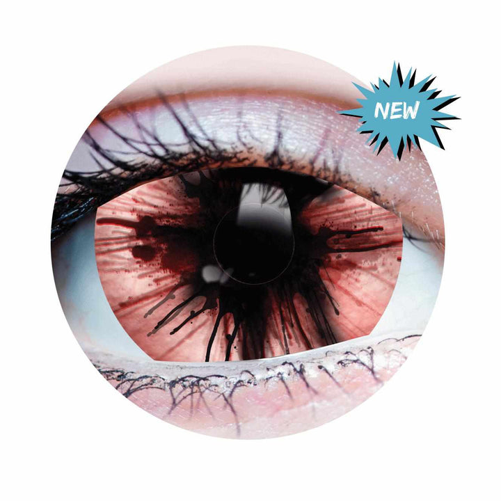 Red Colored Contacts for Halloween & Cosplay – PRIMAL ® Contact Lenses